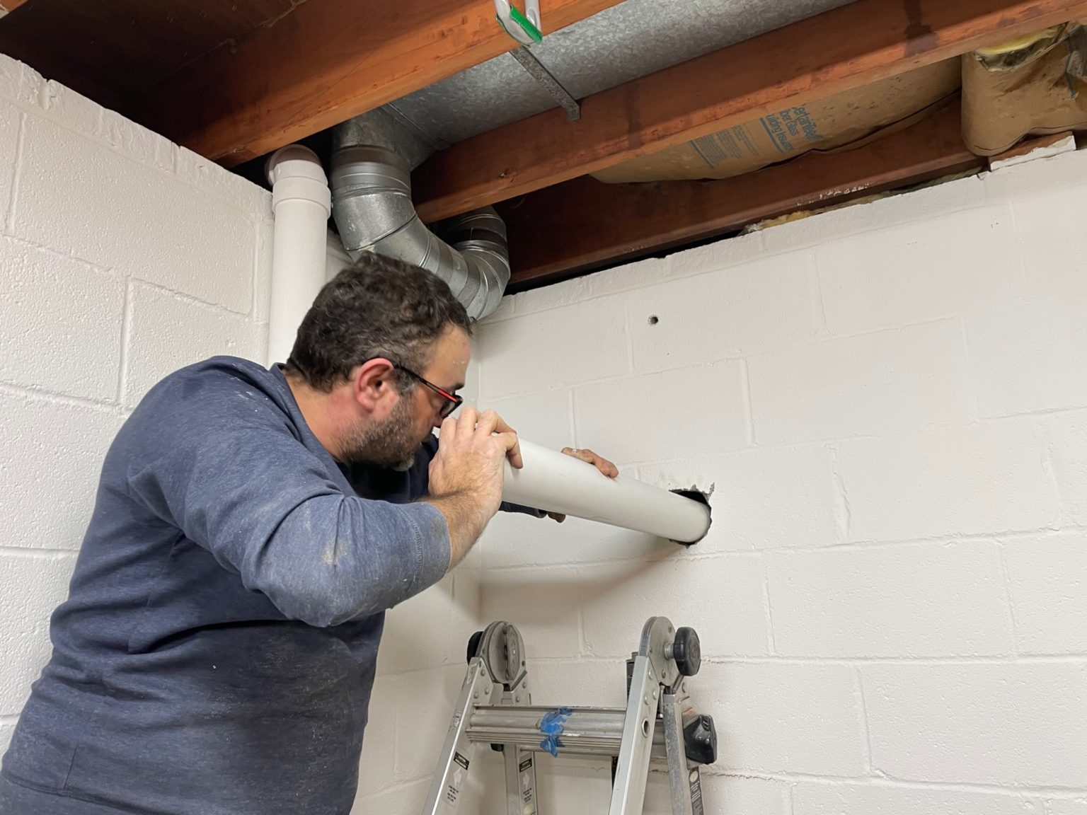 In Basement Radon Mitigation System Maryland Alfa Air Agency